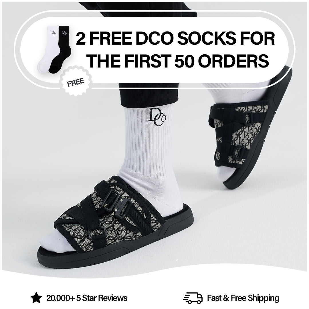 DracoSlides - Comfortable Luxurious Slides For Men & Women - Black ...