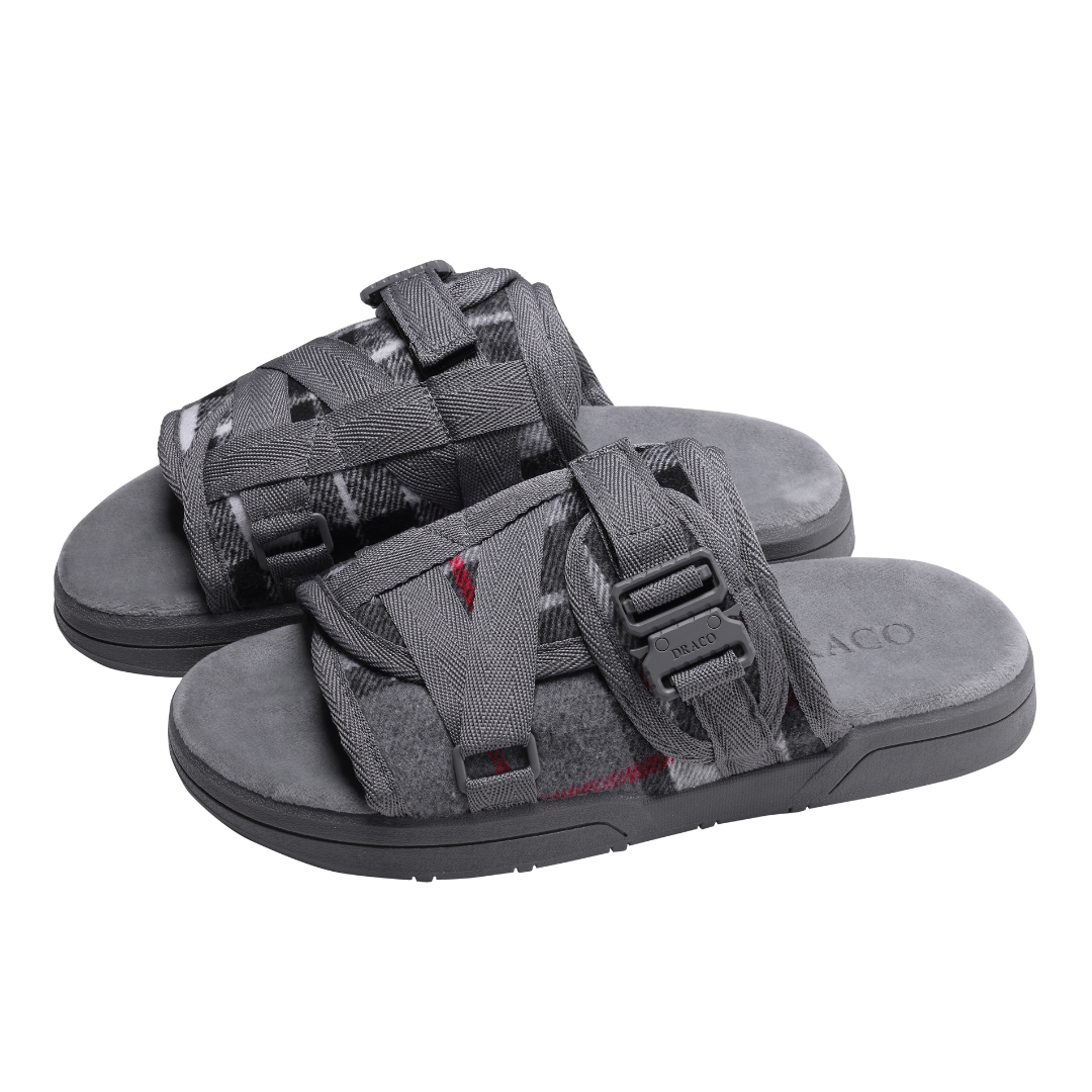 Reflective Draco Slides For Men DracoSlides Reflective Slides For Men ...
