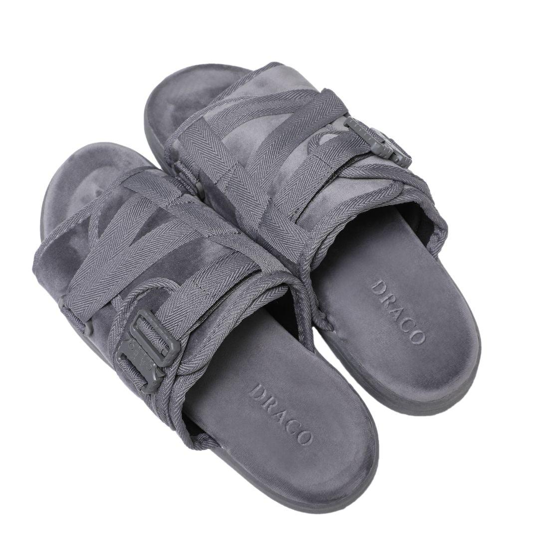 Cool Grey DracoSlides - Comfortable Luxurious Slides For Men & Women ...