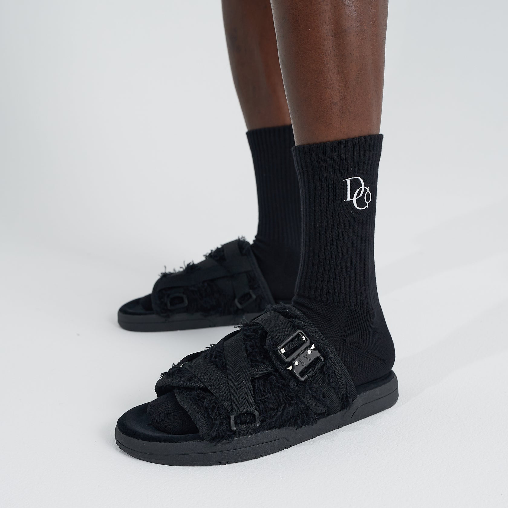 DracoSlides - Comfortable Luxurious Slides For Men & Women - Black ...