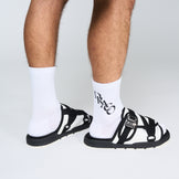 Draco Lean Socks - White